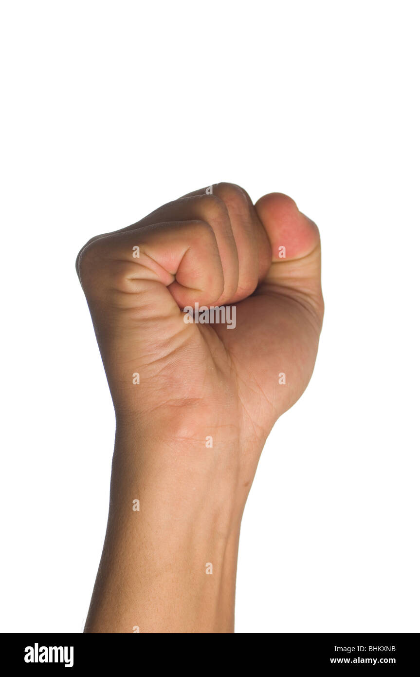 Clinched hands hi-res stock photography and images - Alamy
