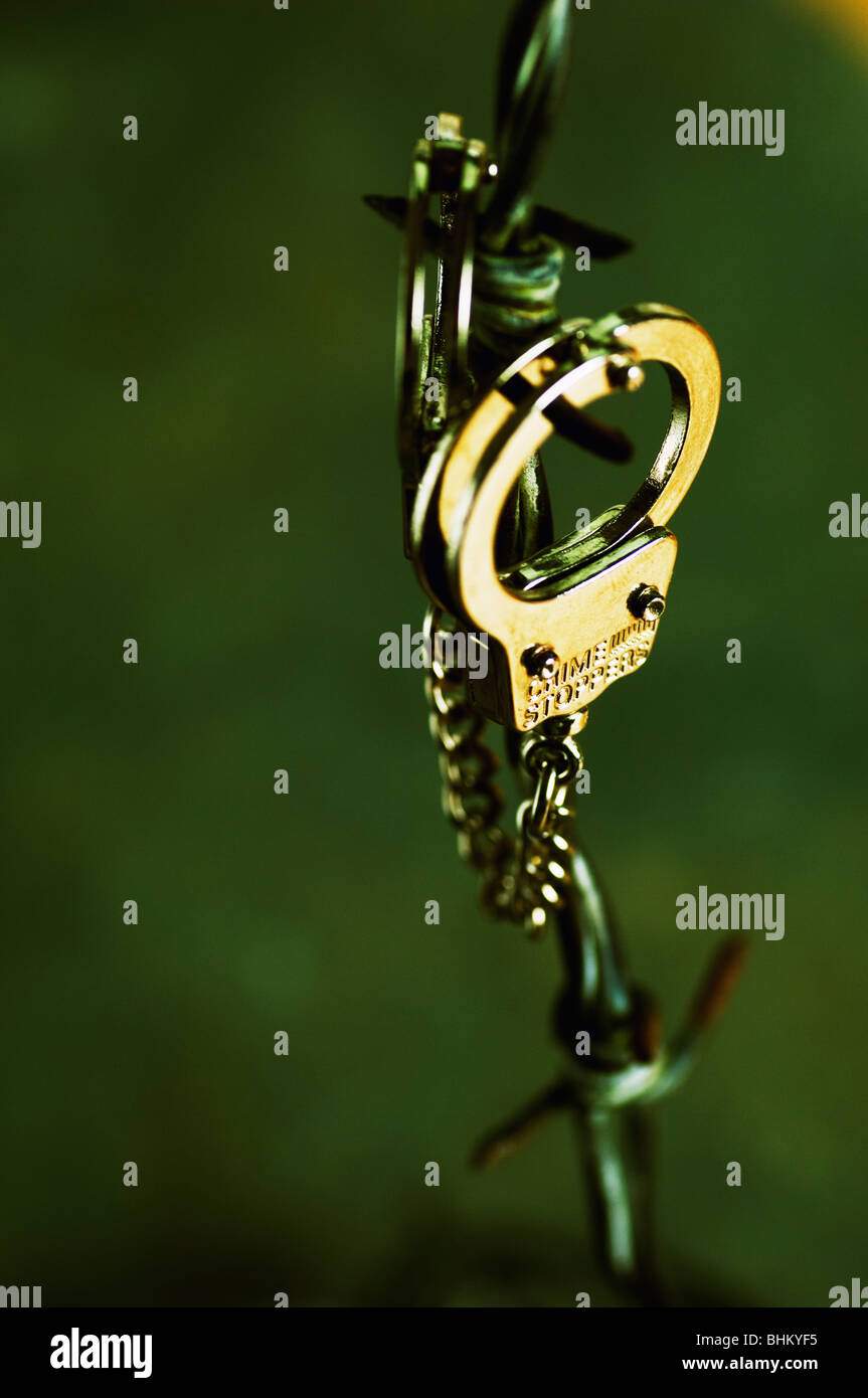 Jail prison handcuff hi-res stock photography and images - Alamy