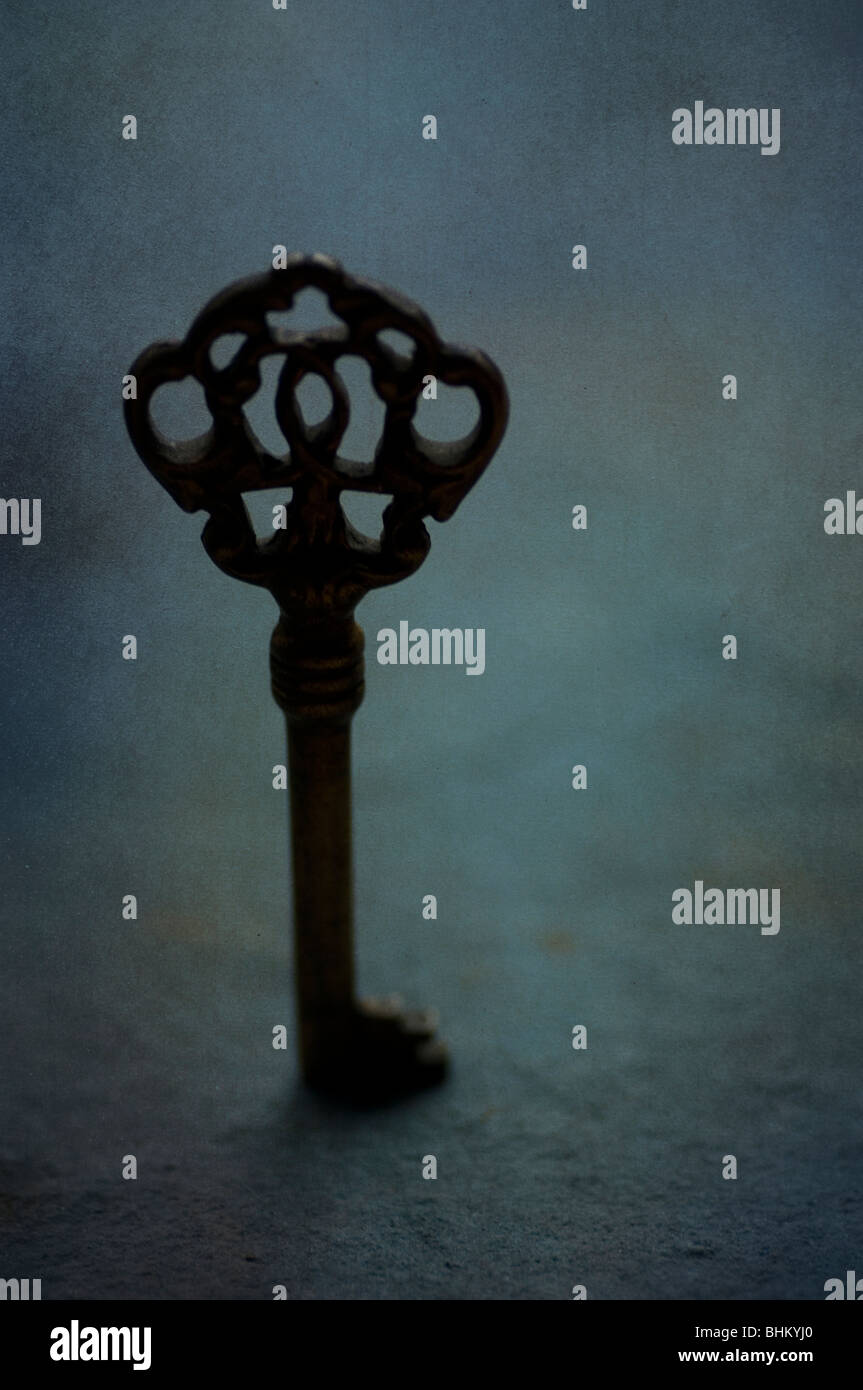 Old vintage key Stock Photo - Alamy