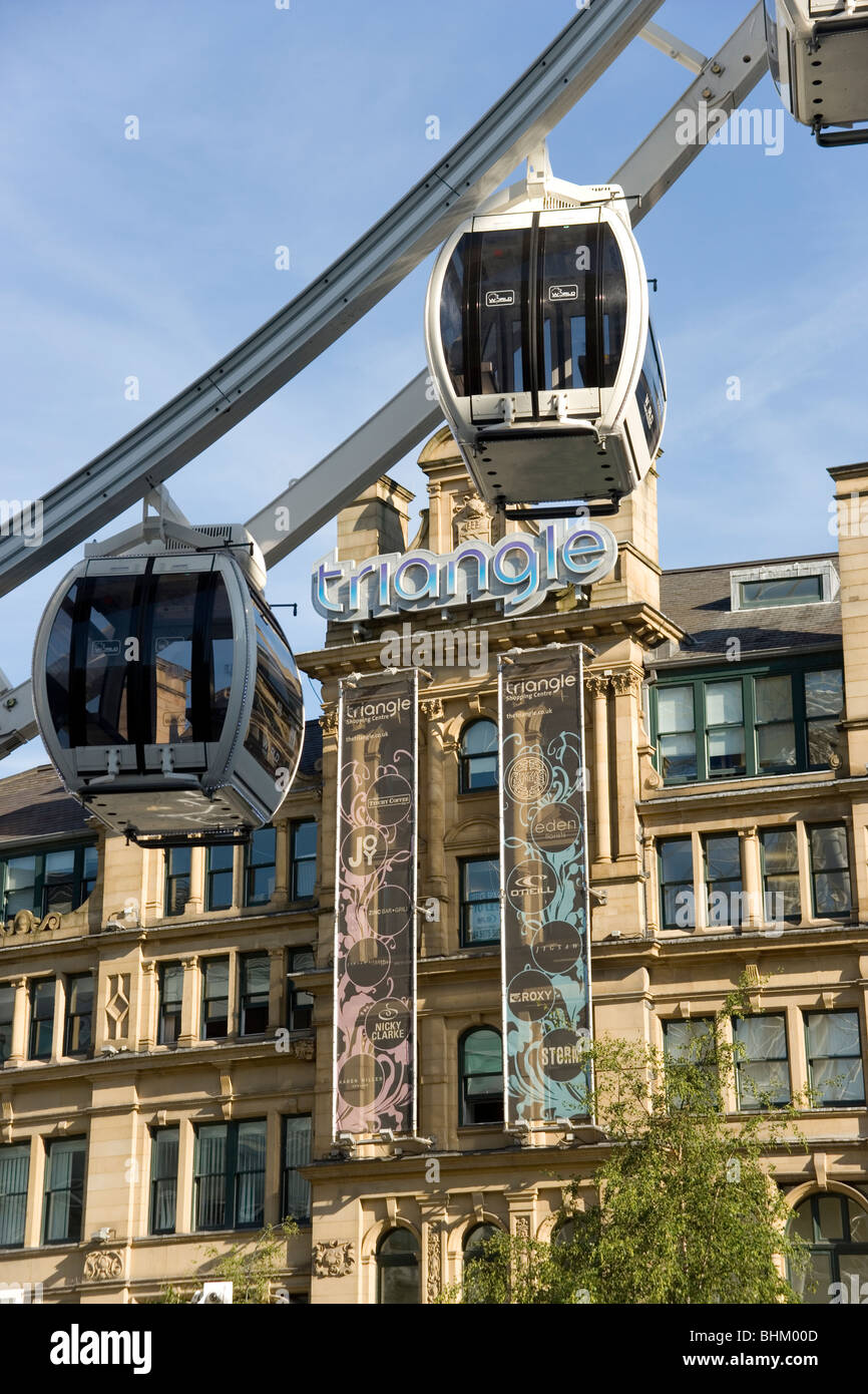 Corn Exchange Building and the Manchester Evening Wheel in Exchange ...