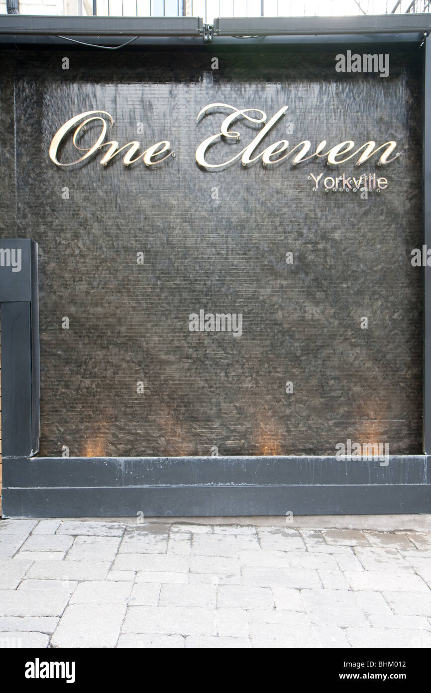 one eleven lounge yorkville toronto ontaro canada Stock Photo - Alamy