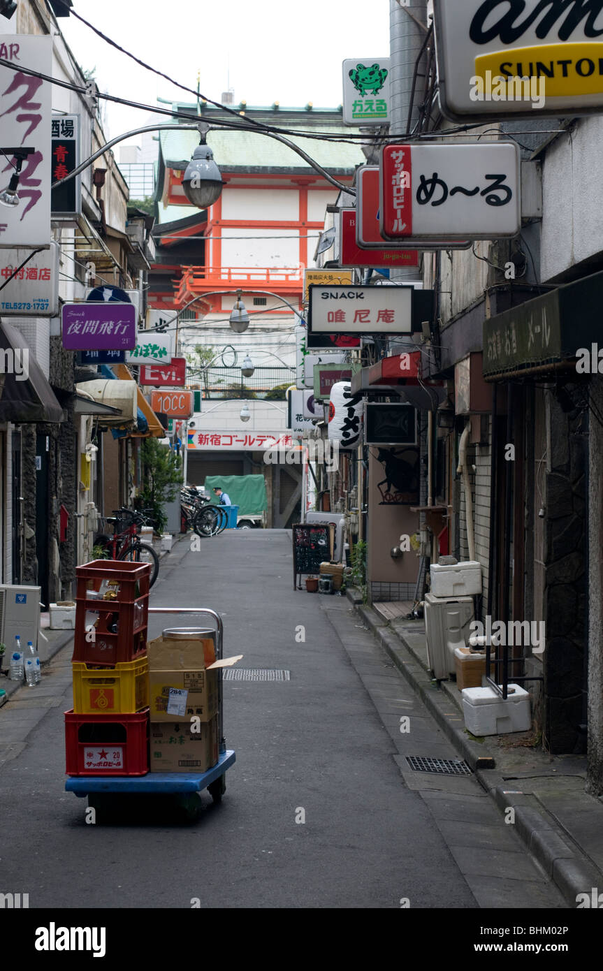 Shinjuku Golden Street (Golden-gai Stock Photo - Alamy