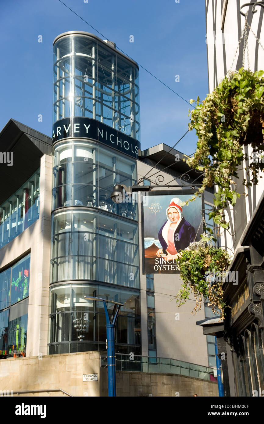 Sinclairs Oyster Bar and Harvey Nichols Store on Cathedral Street ...