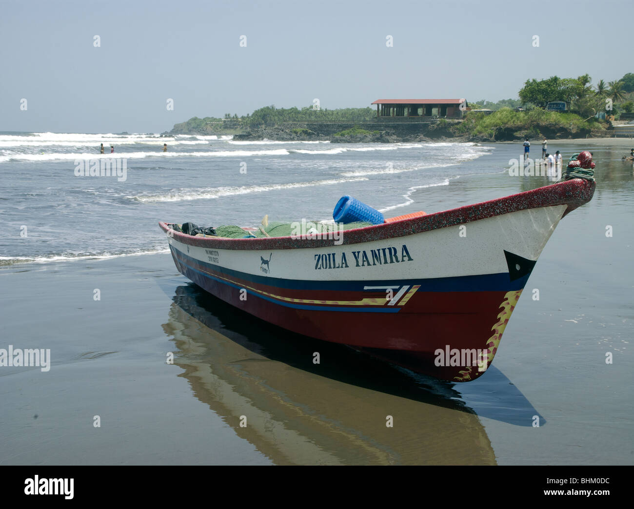 El Salvador. El Cuco beach Stock Photo - Alamy