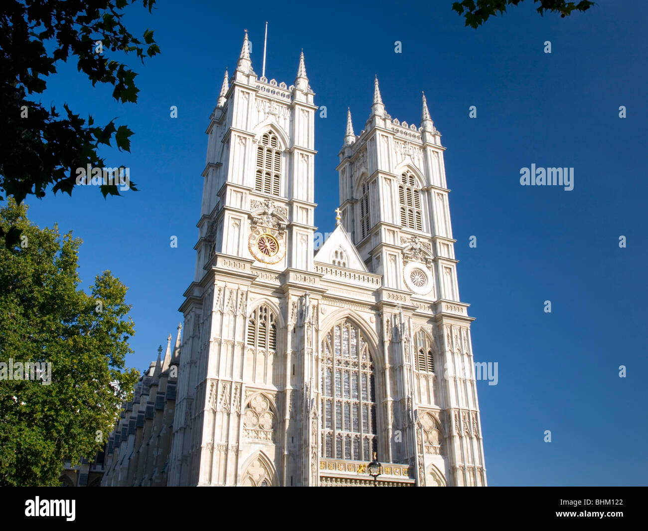 Westminster abbey clock towers hi-res stock photography and images - Alamy