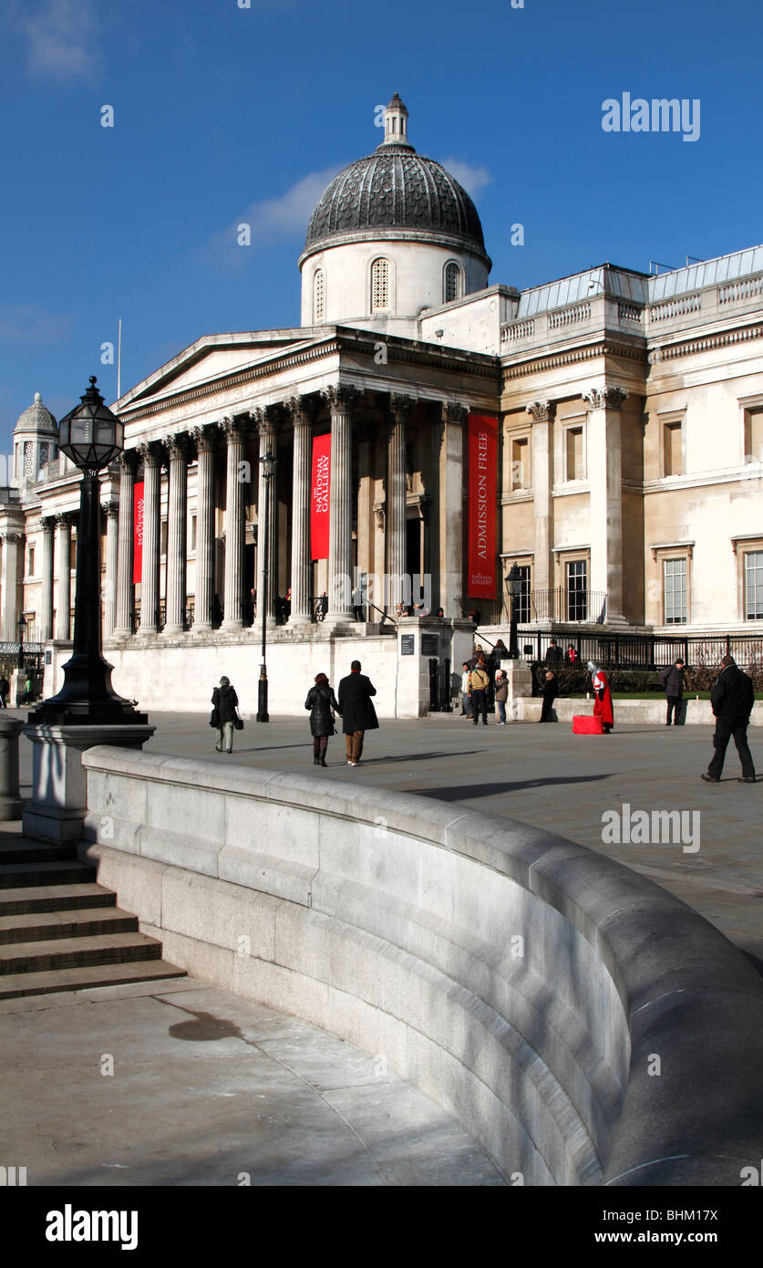 The National Gallery at Trafalgar Square, London Stock Photo - Alamy