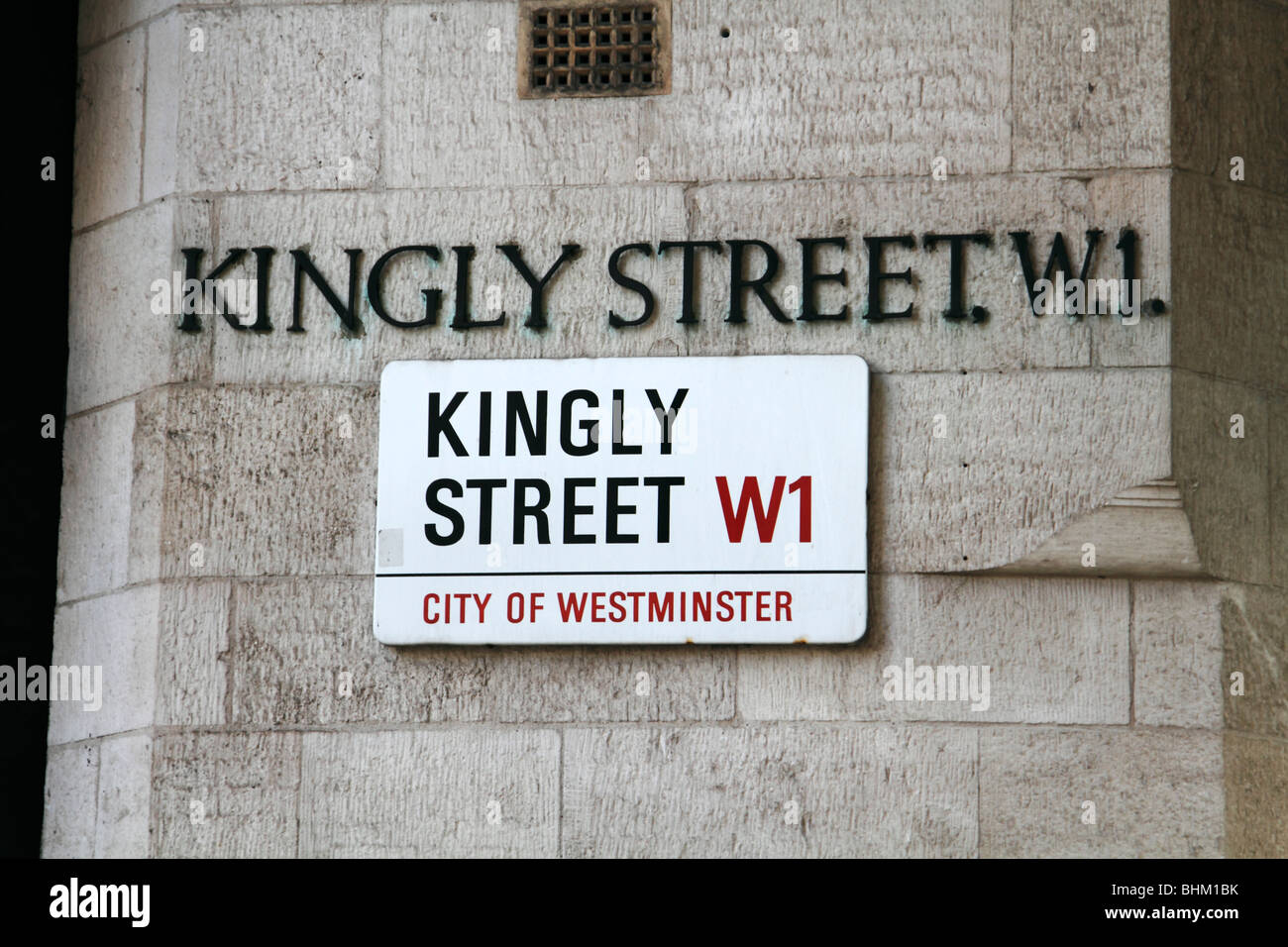 Kingly street london hi-res stock photography and images - Alamy