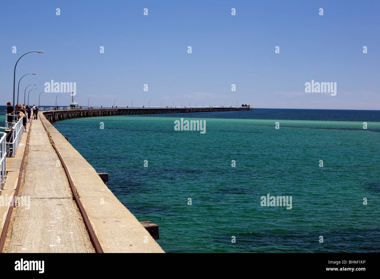 Busselton pier jetty, the worlds longest wooden jetty, Western ...