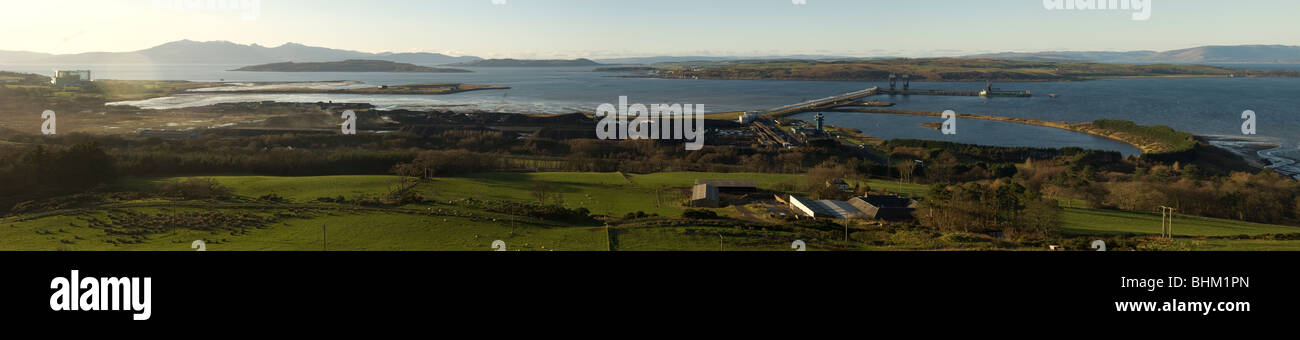 Hunterston Port coal reserve and nuclear power stations. On Scotland's ...