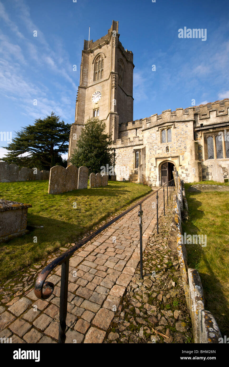 St Michaels Church Aldbourne Wiltshire UK Stock Photo - Alamy
