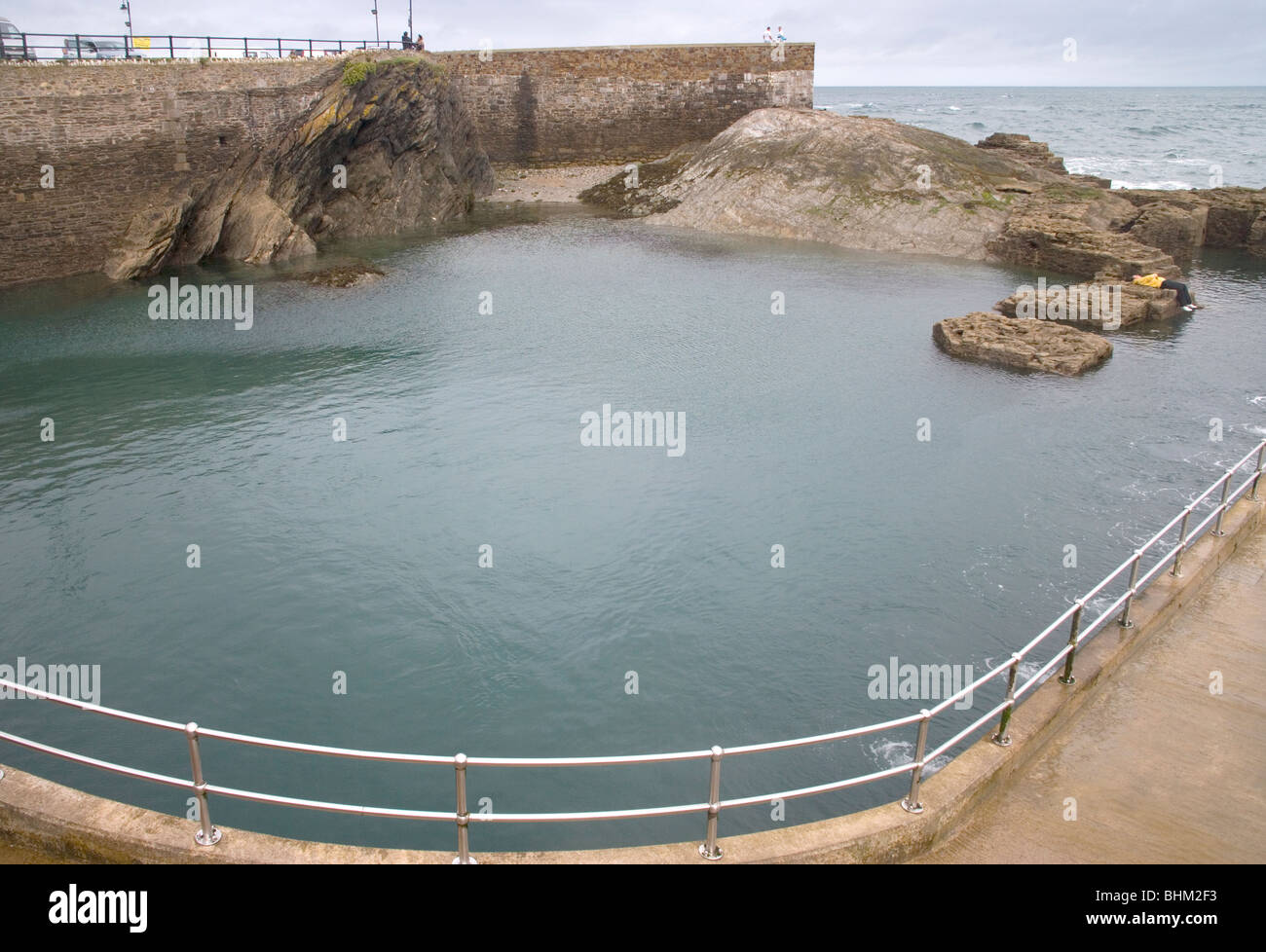 Ilfracombe in north Devon - a natural sea water pool Stock Photo - Alamy