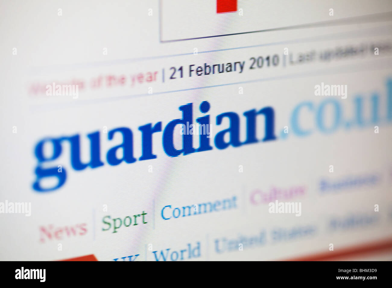 Guardian newspaper page hi-res stock photography and images - Alamy