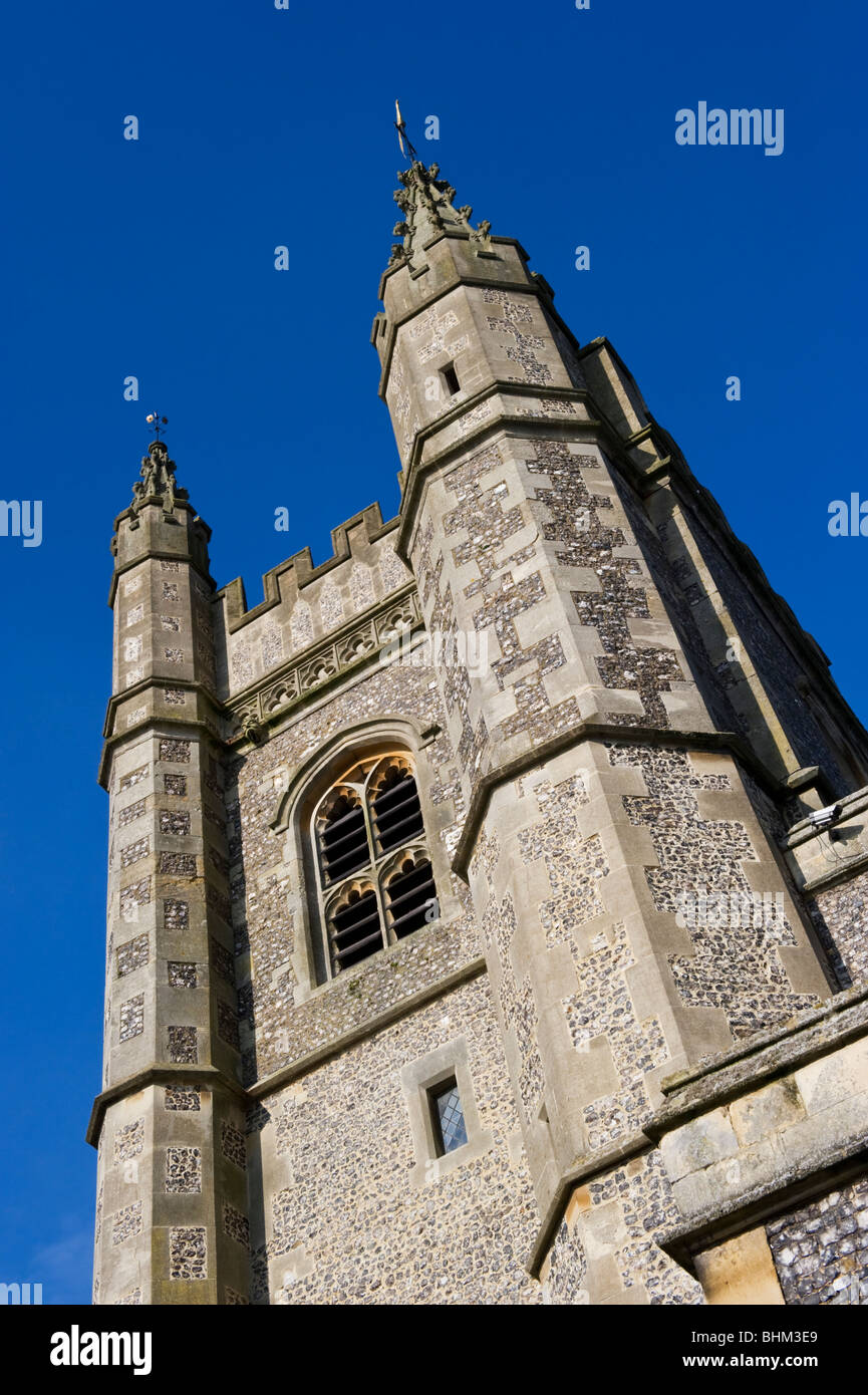 St Mary the Virgin parish church tower old town Beaconsfield ...