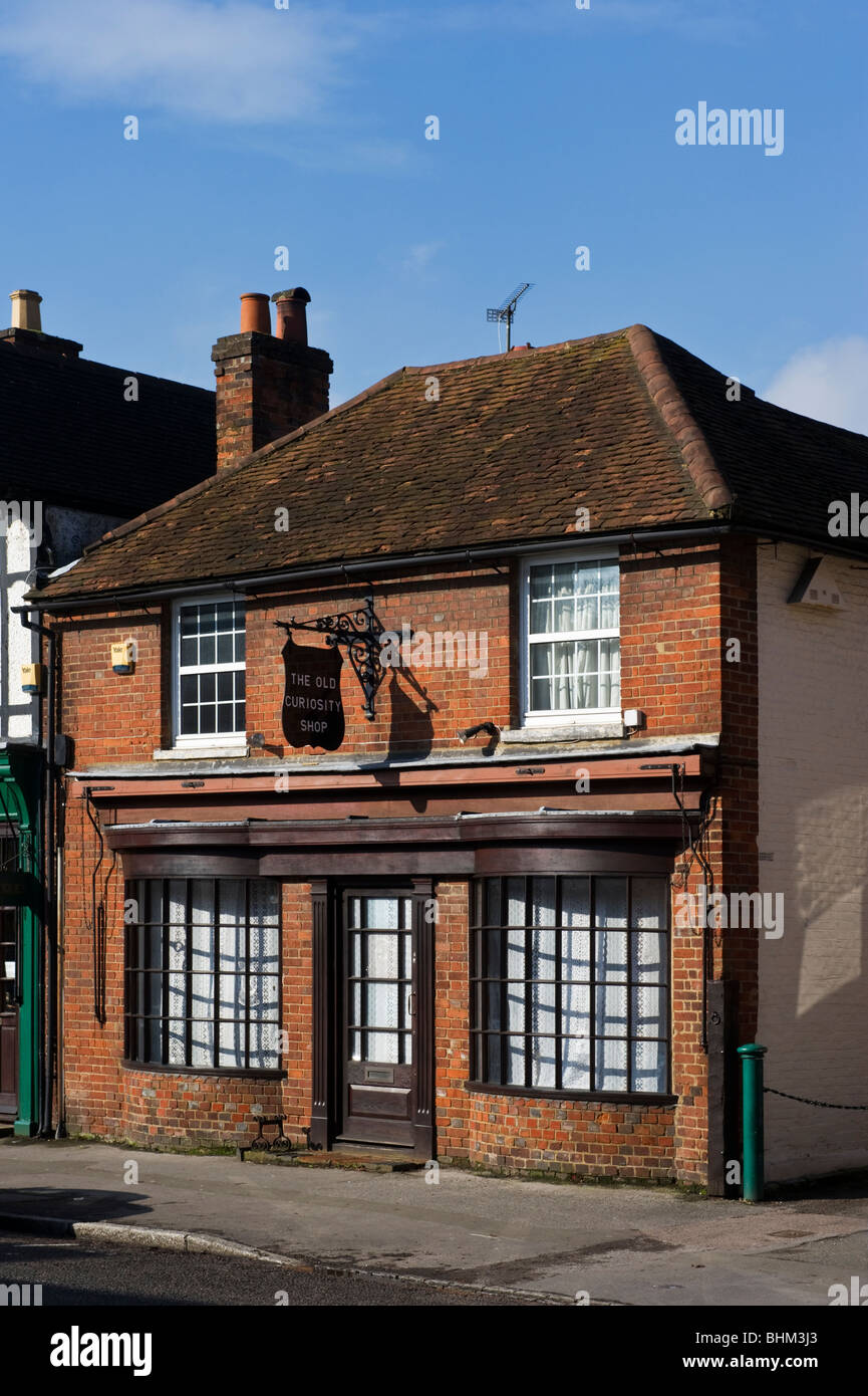 A traditional red brick built Georgian period shop:the Old Curiosity ...