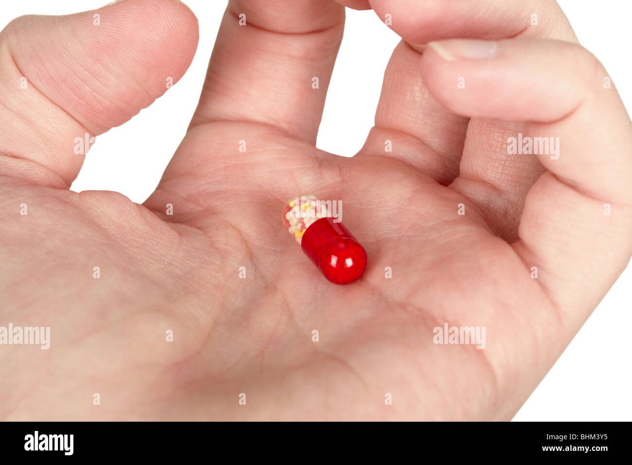 Little red pill hi-res stock photography and images - Alamy