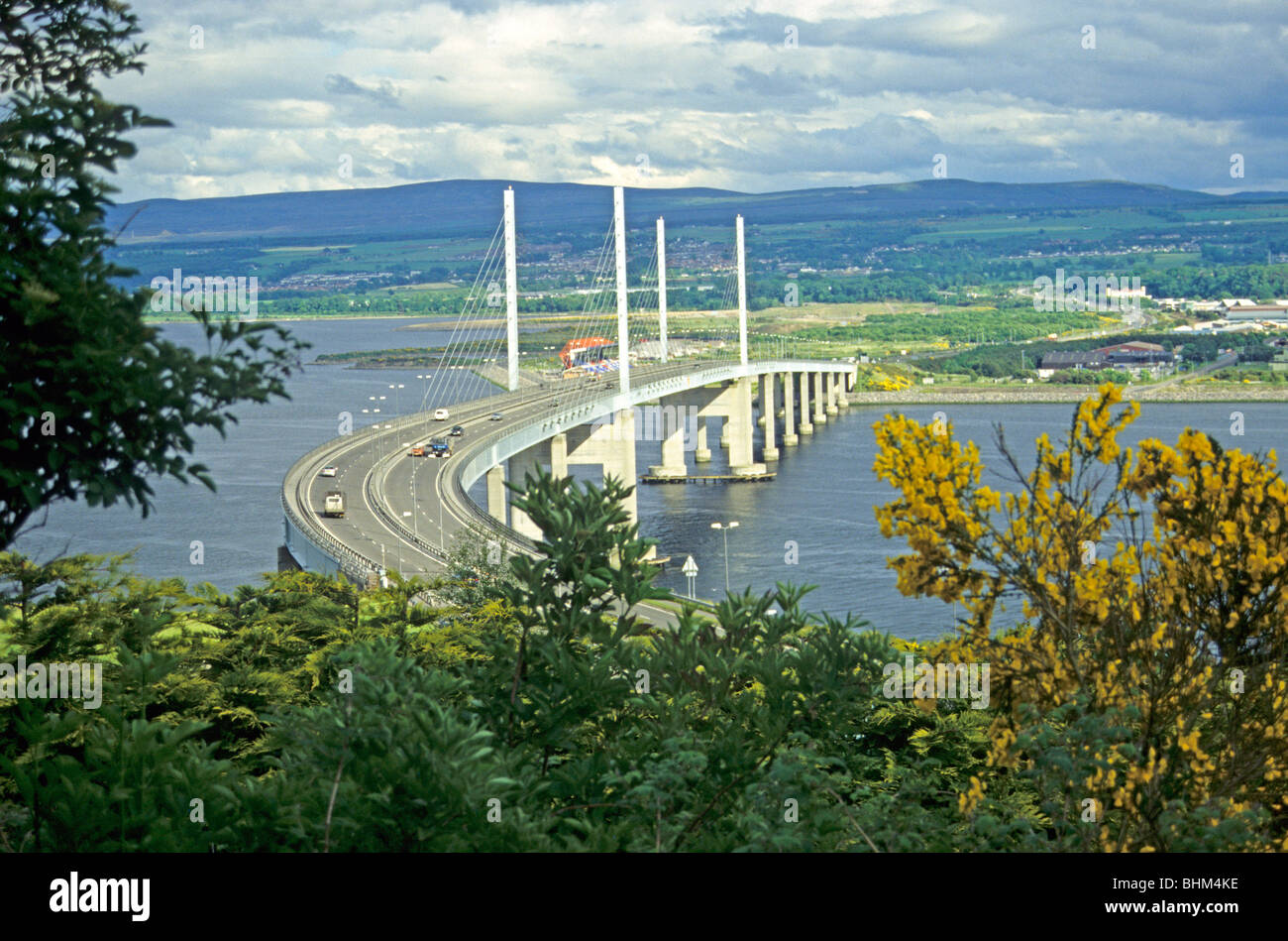 bridge across Moray Firth, Inverness, Scotland, Great Britain Stock ...
