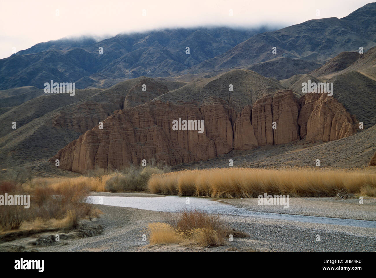 Landscape of Chu River and Valley, Kyrgyzstan Stock Photo - Alamy