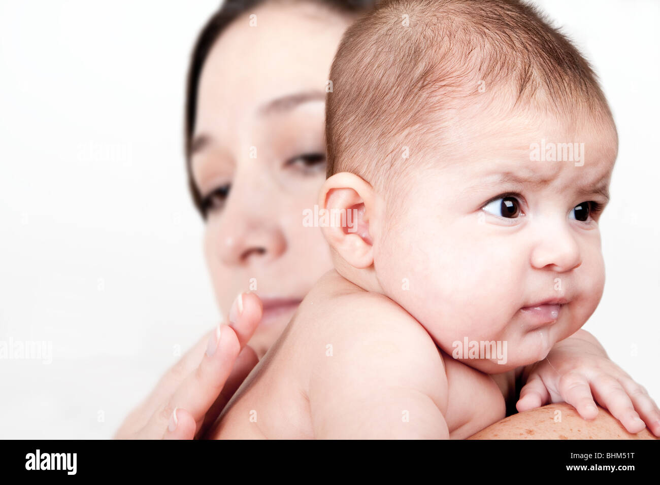 Burping baby hi-res stock photography and images - Alamy