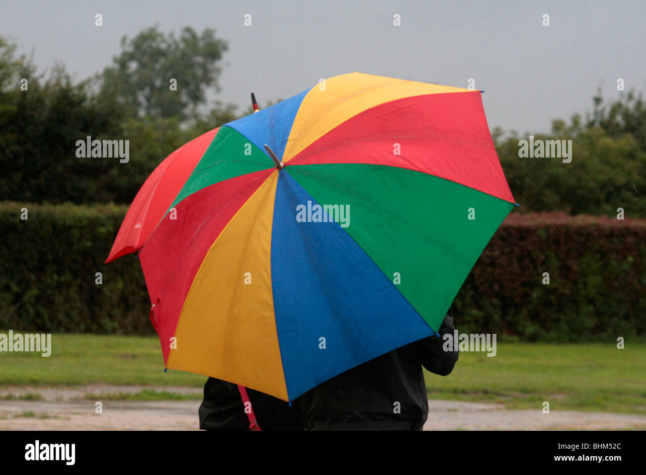 Brightly coloured umbrellas Stock Photo - Alamy