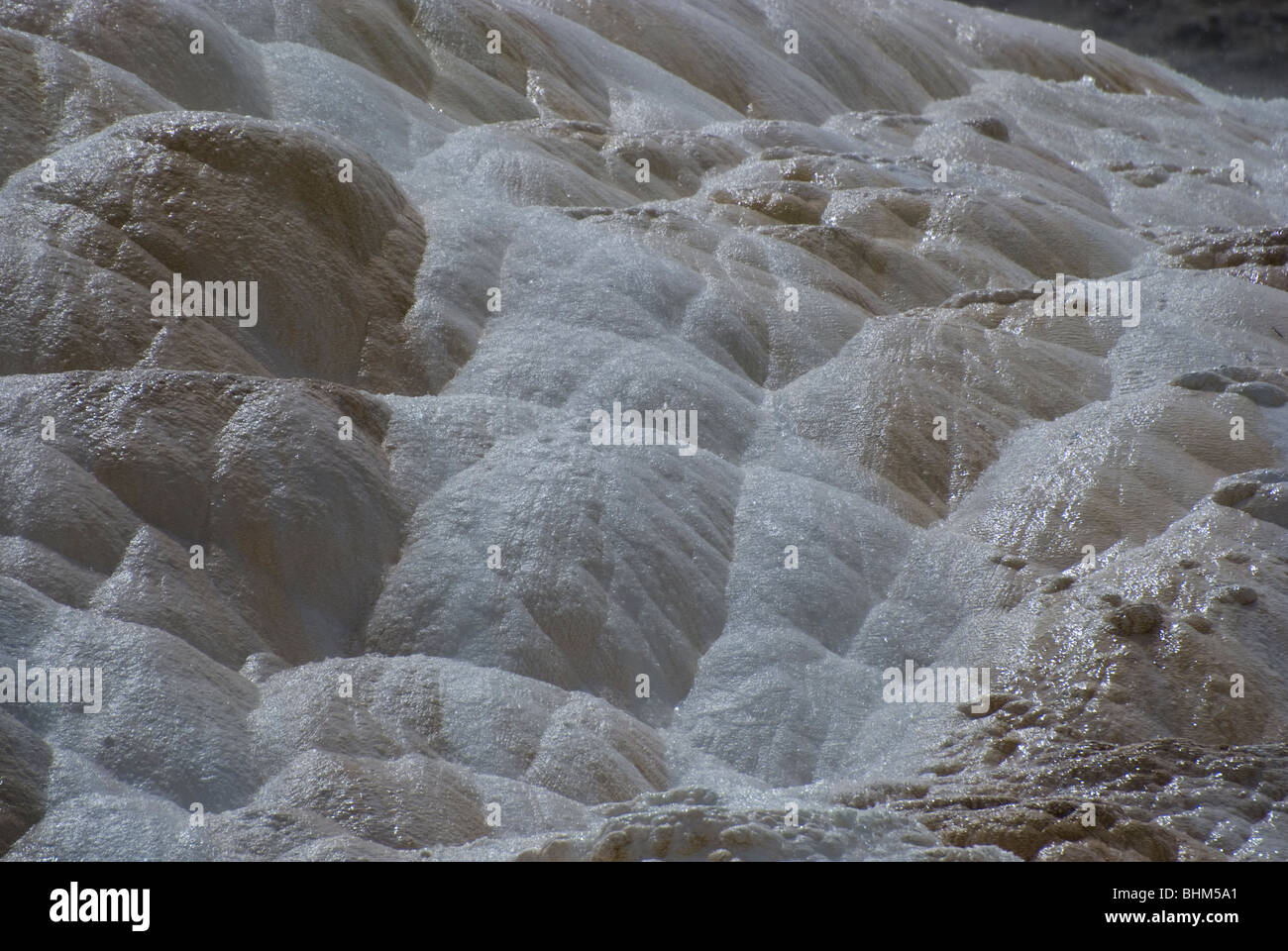 Mammouth Hotsprings, travertine falls in Yellowstone National Park ...