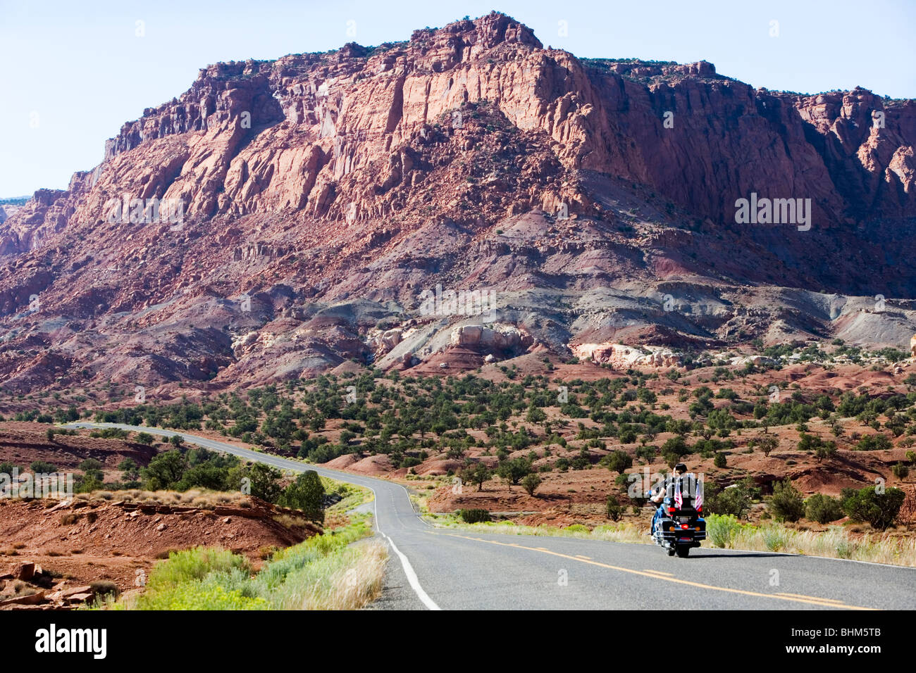 Travel on Highway in Utah Stock Photo - Alamy