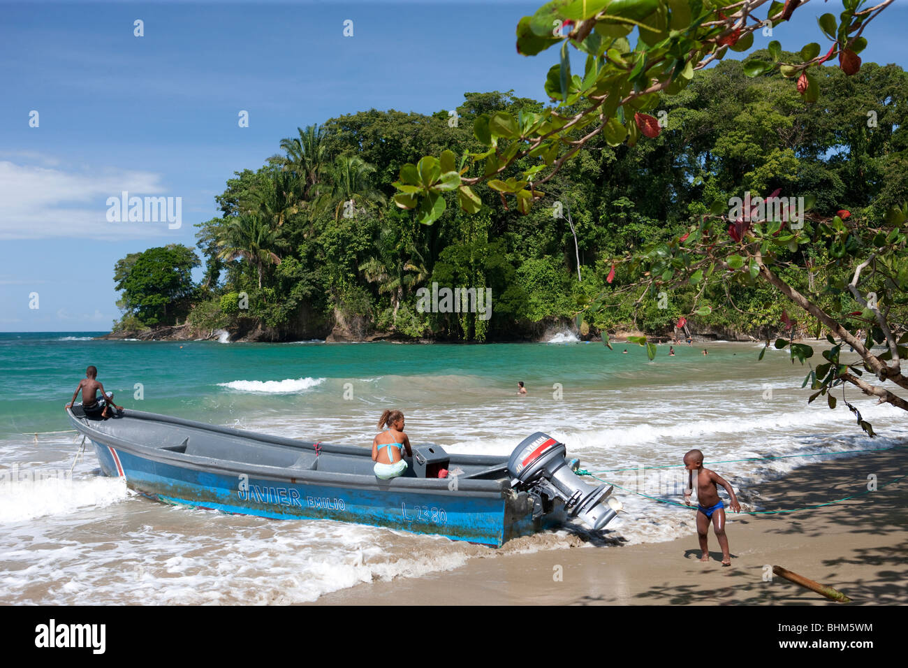 Punta Uva on the Caribbean Coast Costa Rica Stock Photo - Alamy