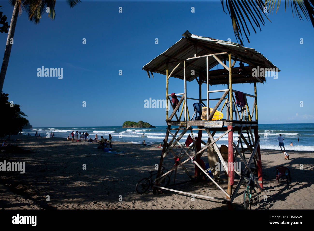 Playa Cocles in Puerto Viejo, Costa Rica, Central America Stock Photo ...