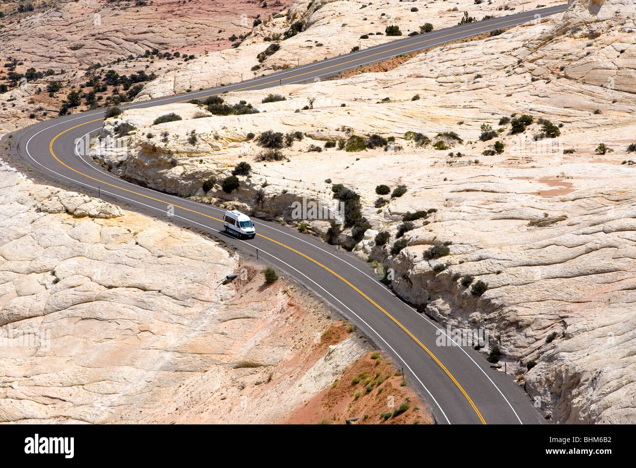 Rv desert highway road hi-res stock photography and images - Alamy