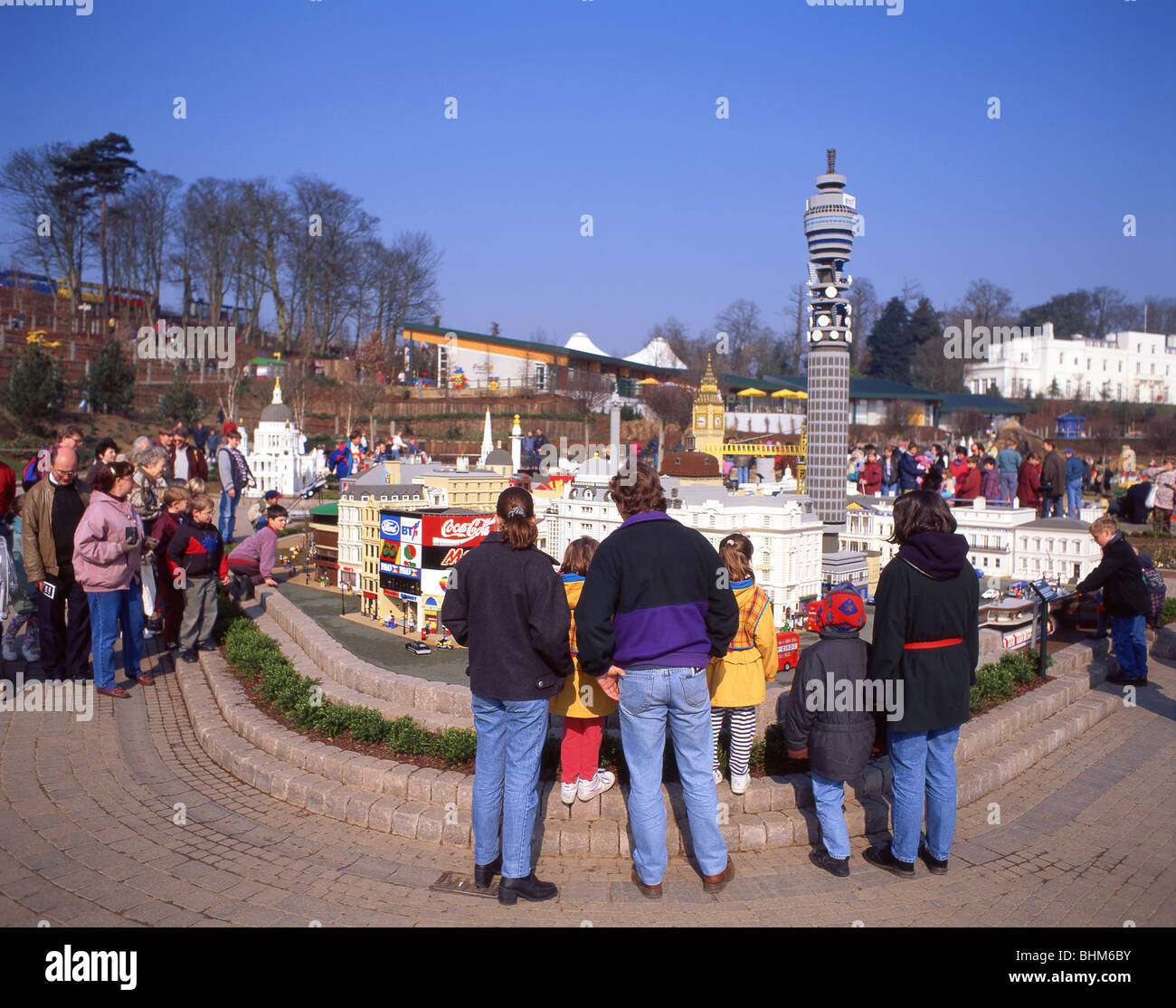 London Lego Model, Miniland, Legoland Windsor, Windsor, Berkshire ...