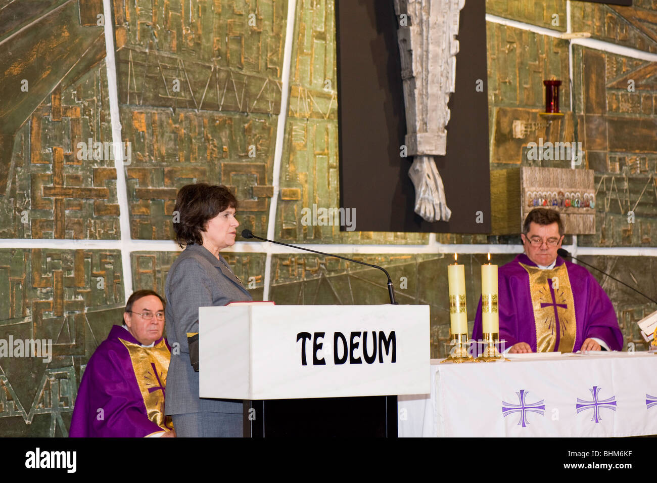Mass at Polish church of St Andrew Bobola, Hammersmith, W6, London ...