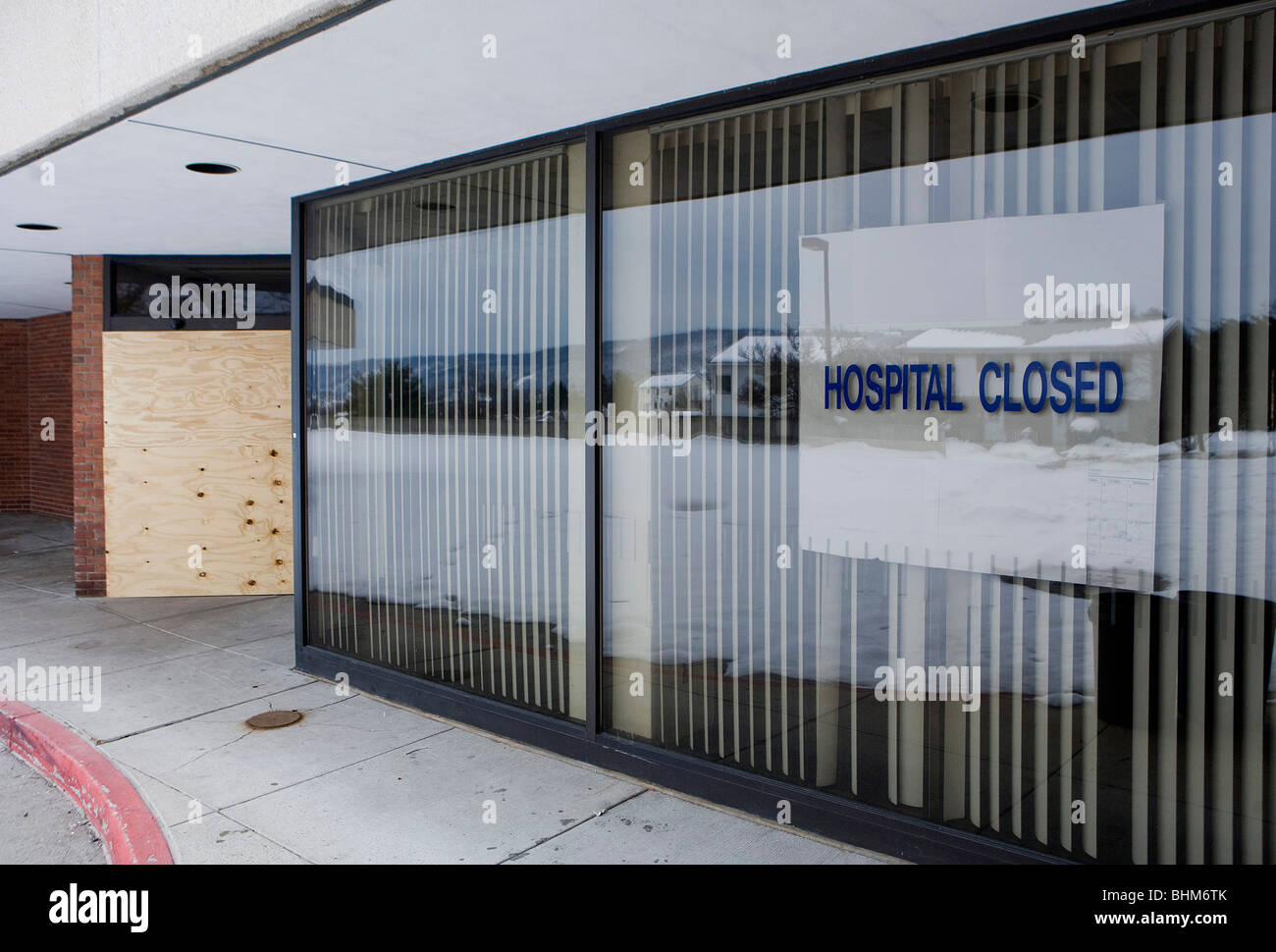 A recently closed hospital in Western Maryland Stock Photo - Alamy