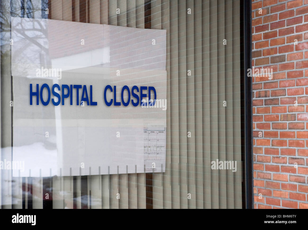 A recently closed hospital in Western Maryland Stock Photo - Alamy