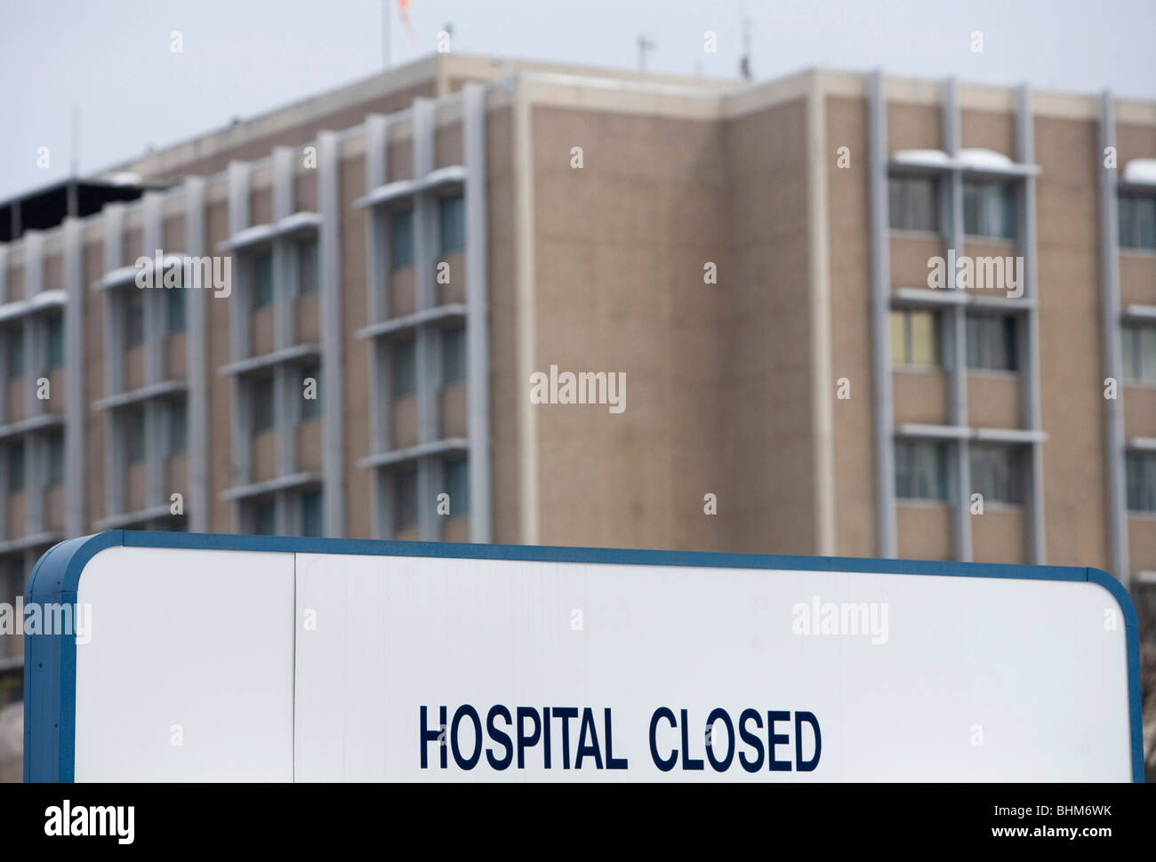 A recently closed hospital in Western Maryland Stock Photo - Alamy