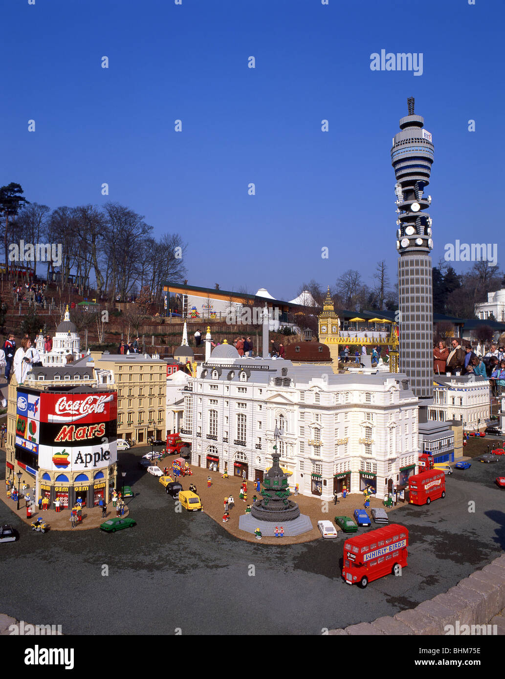 London Lego Model, Miniland, Legoland Windsor, Windsor, Berkshire ...