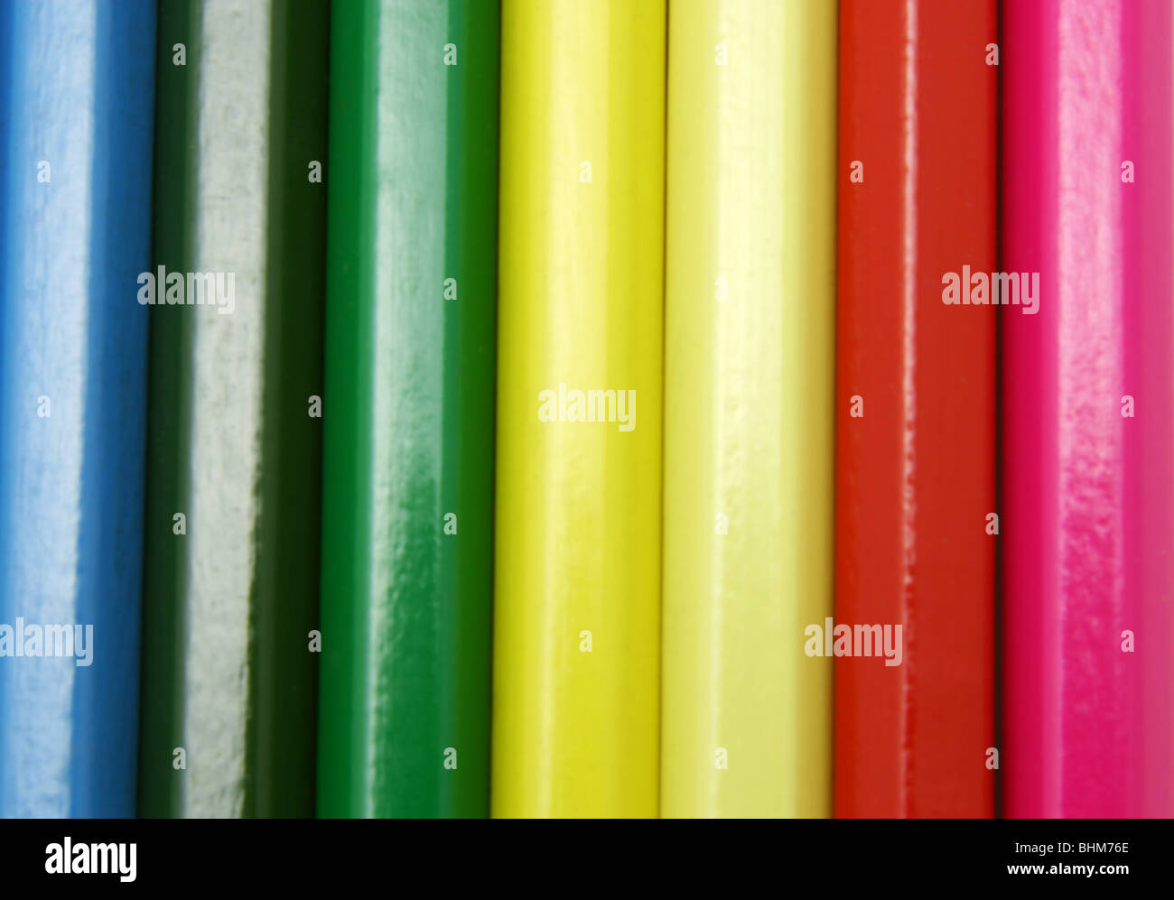Background of color pencils arranged vertically Stock Photo - Alamy