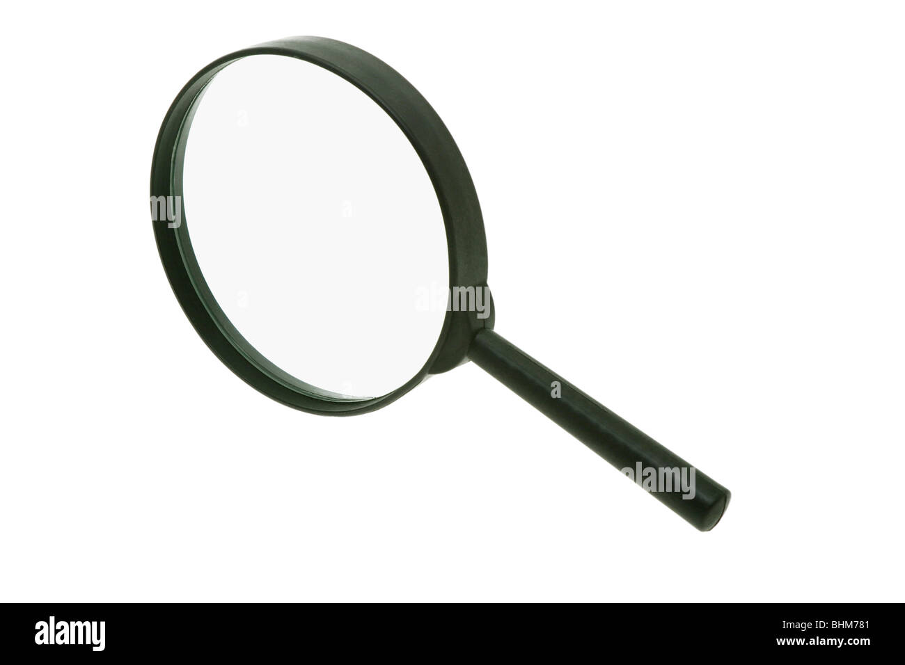 Magnifying glass isolated on white background Stock Photo - Alamy