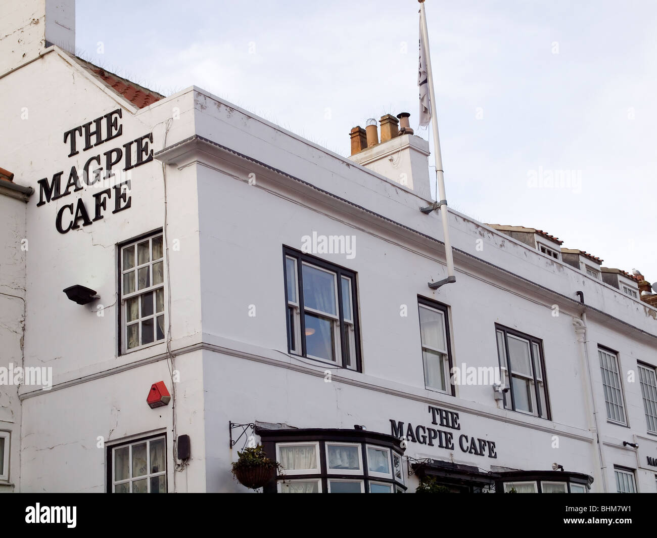 The Magpie Café famous fish restaurant in Whitby North Yorkshire Stock ...