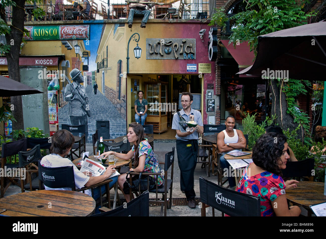 Soho Palermo Viejo Bar Cafe Pub Buenos Aires Restaurant Argentina Stock ...