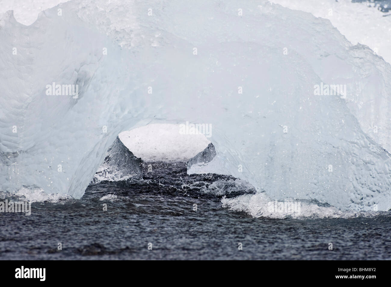 Ice cubes at the beach below Jokulsarlon, Iceland Stock Photo - Alamy