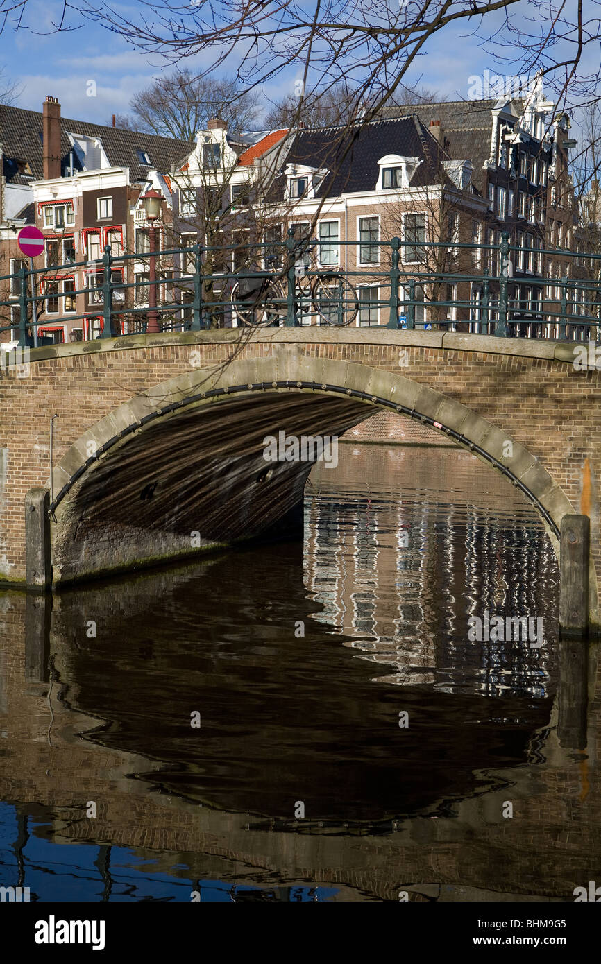 Holland, Amsterdam, canal, bridge Stock Photo - Alamy