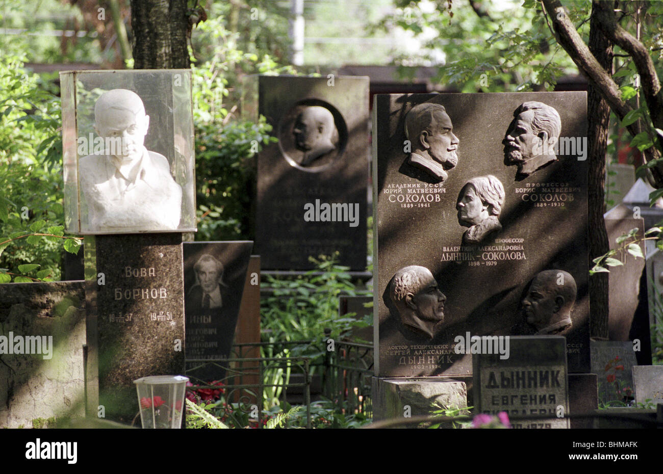 The Novodevichy Cemetery, Moscow, Russia Stock Photo - Alamy