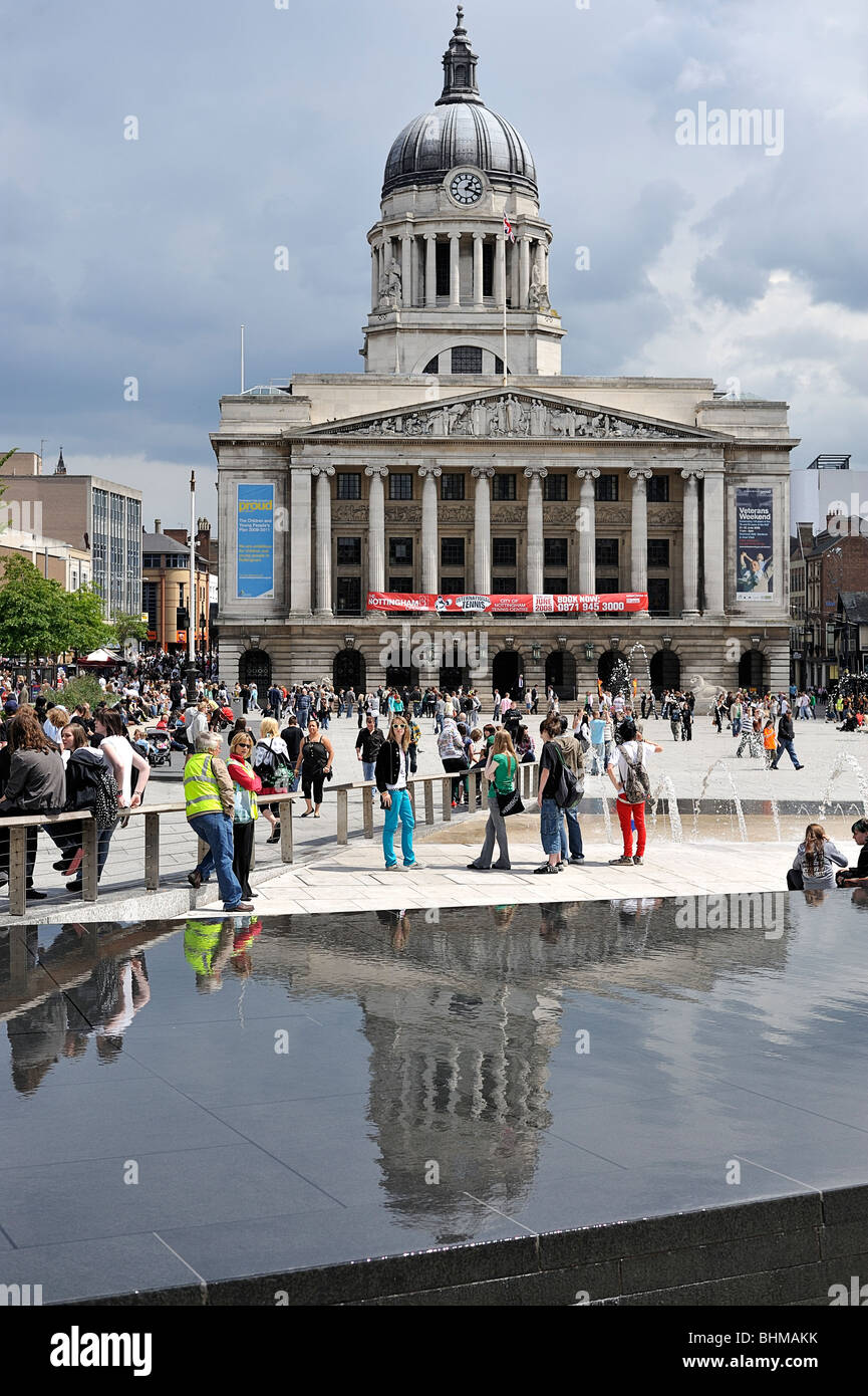 Nottingham market square hi-res stock photography and images - Alamy