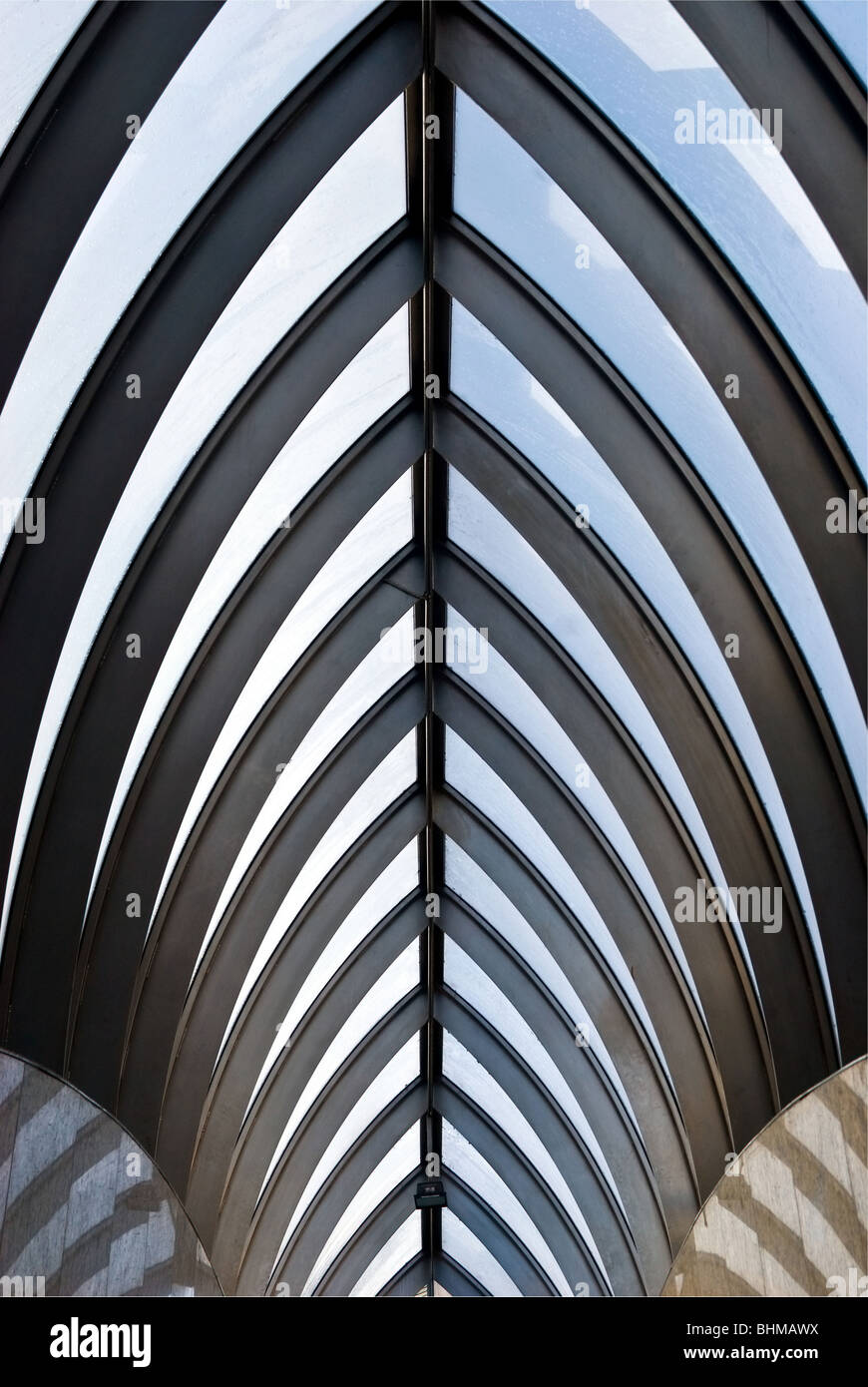 Abstract geometric roof Stock Photo - Alamy