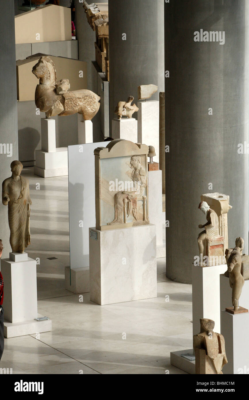 New Acropolis museum in Athens Greece Stock Photo - Alamy