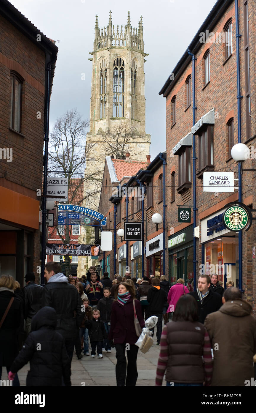 Coppergate shopping york hi-res stock photography and images - Alamy