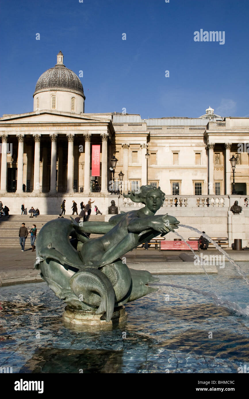 National Gallery in London's Trafalgar Square Stock Photo - Alamy