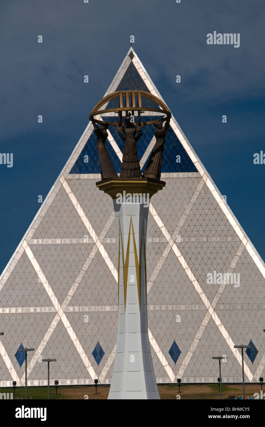 The "Palace of peace and Concord" pyramid building in Independence ...