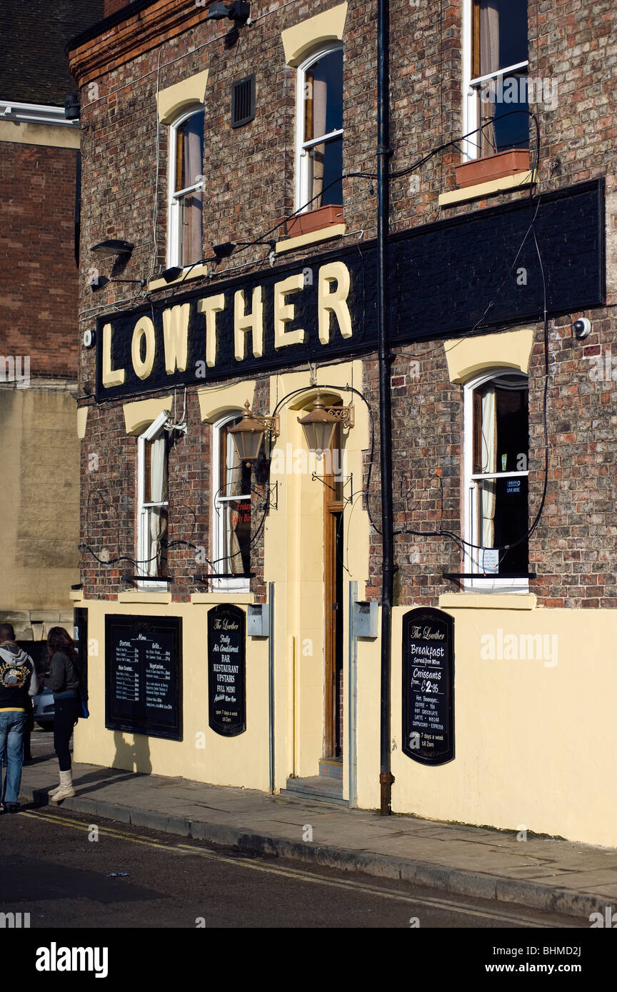 The Lowther public house York North Yorkshire UK Stock Photo - Alamy