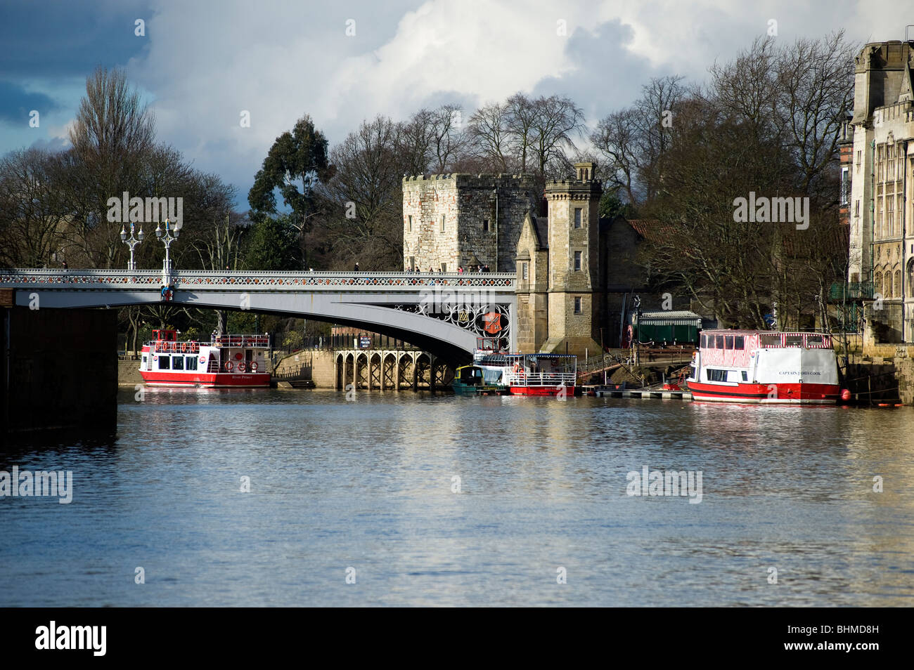 Lendal Bridge was built by Thomas Page in 1863 and is an iron bridge ...