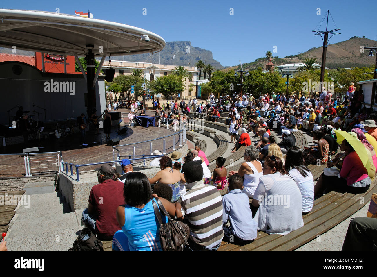 V&A Waterfront Cape Town South Africa the Amphitheatre live ...